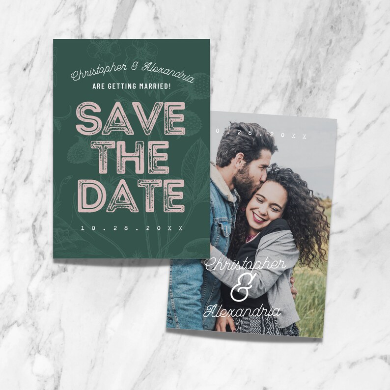 Editable Wedding Signage Canva Templates - the Bold Bundle. Invitation ...