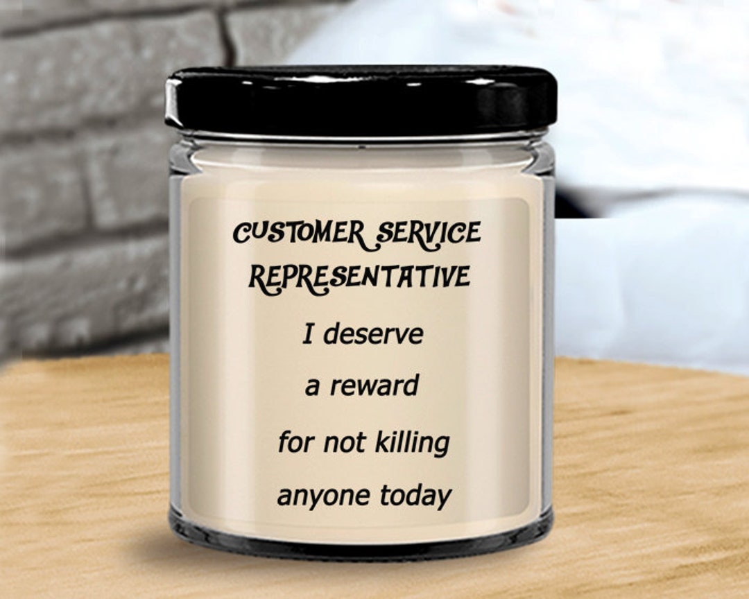 Funny Customer Service Rep Candle Customer Service Gift Help - Etsy