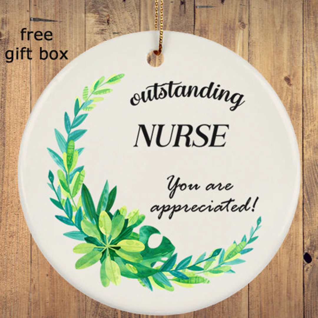 Nurse Gift Ornament, Custom Nurses Week Gift, Nursing Assistant, Nurse ...