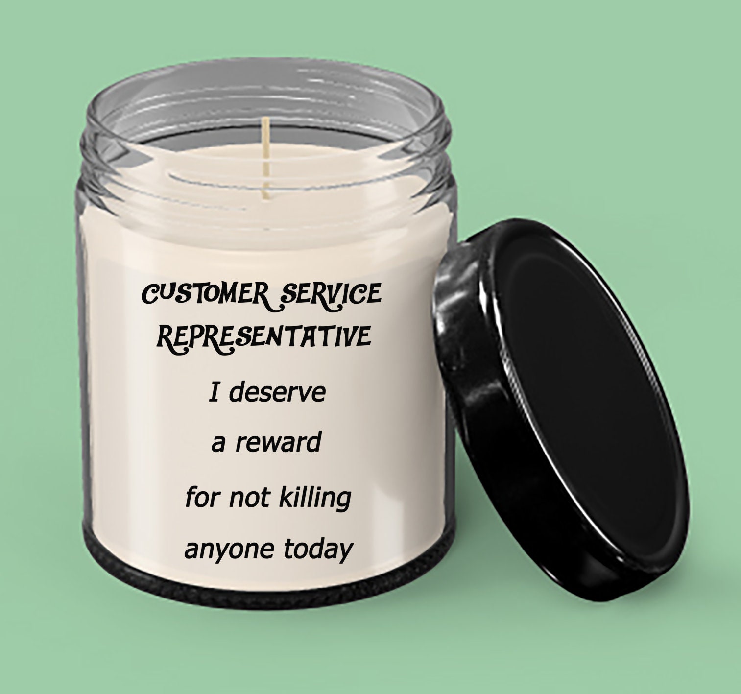 Funny Customer Service Rep Candle Customer Service Gift Help - Etsy