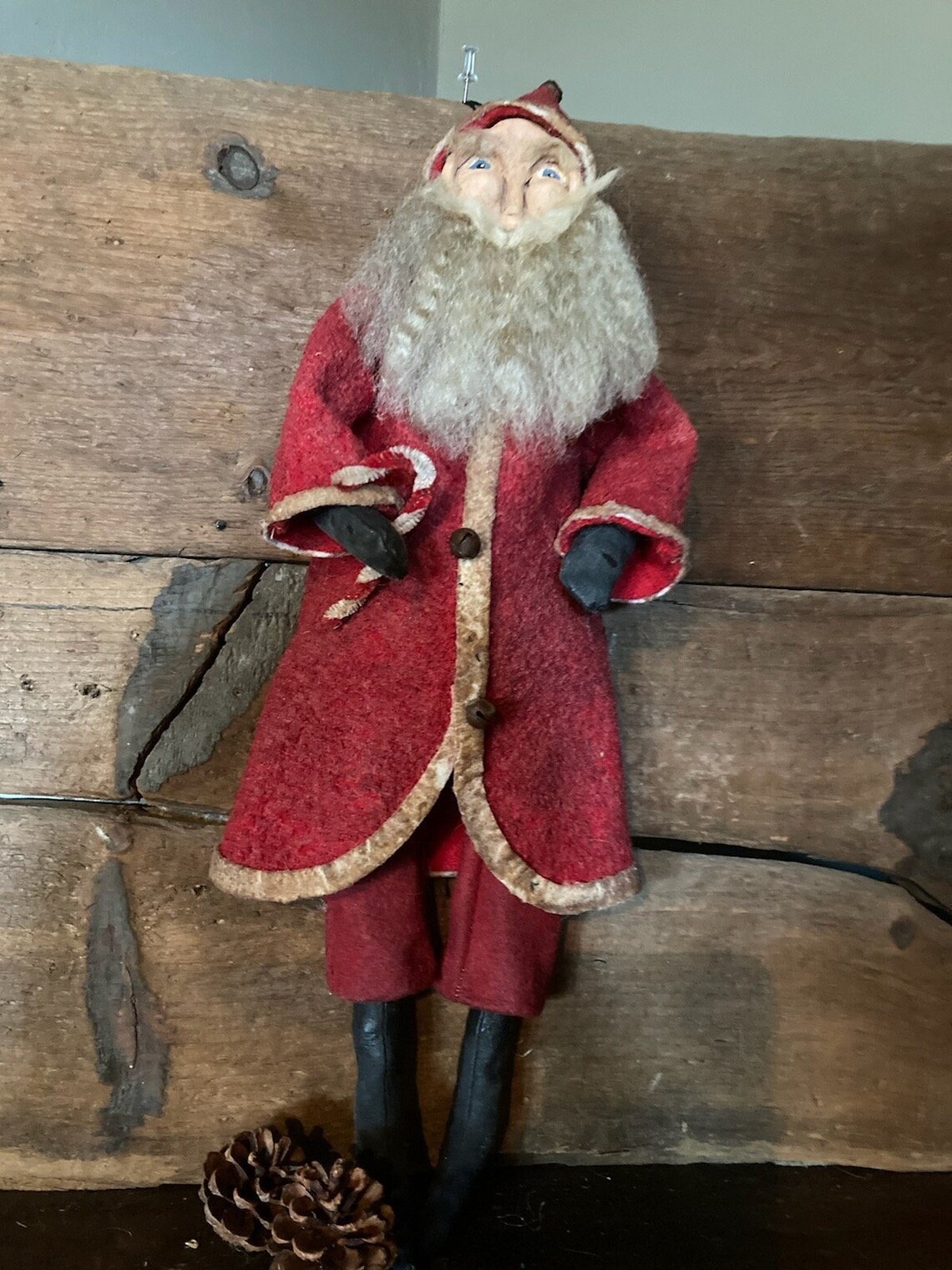 Small Clay Face Santa Pattern - Etsy