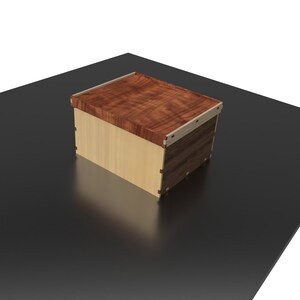 8 Inch X 5.5 Inch Laser Cut Box Pattern - Vector Files for Cutting - Etsy