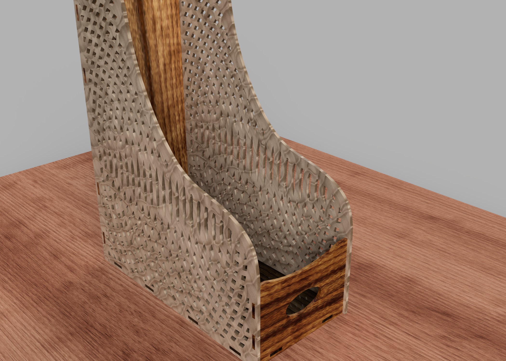 Modern Magazine Holder - Laser Cut Design - Dxf, Svg, Eps, Pdf, Ai ...