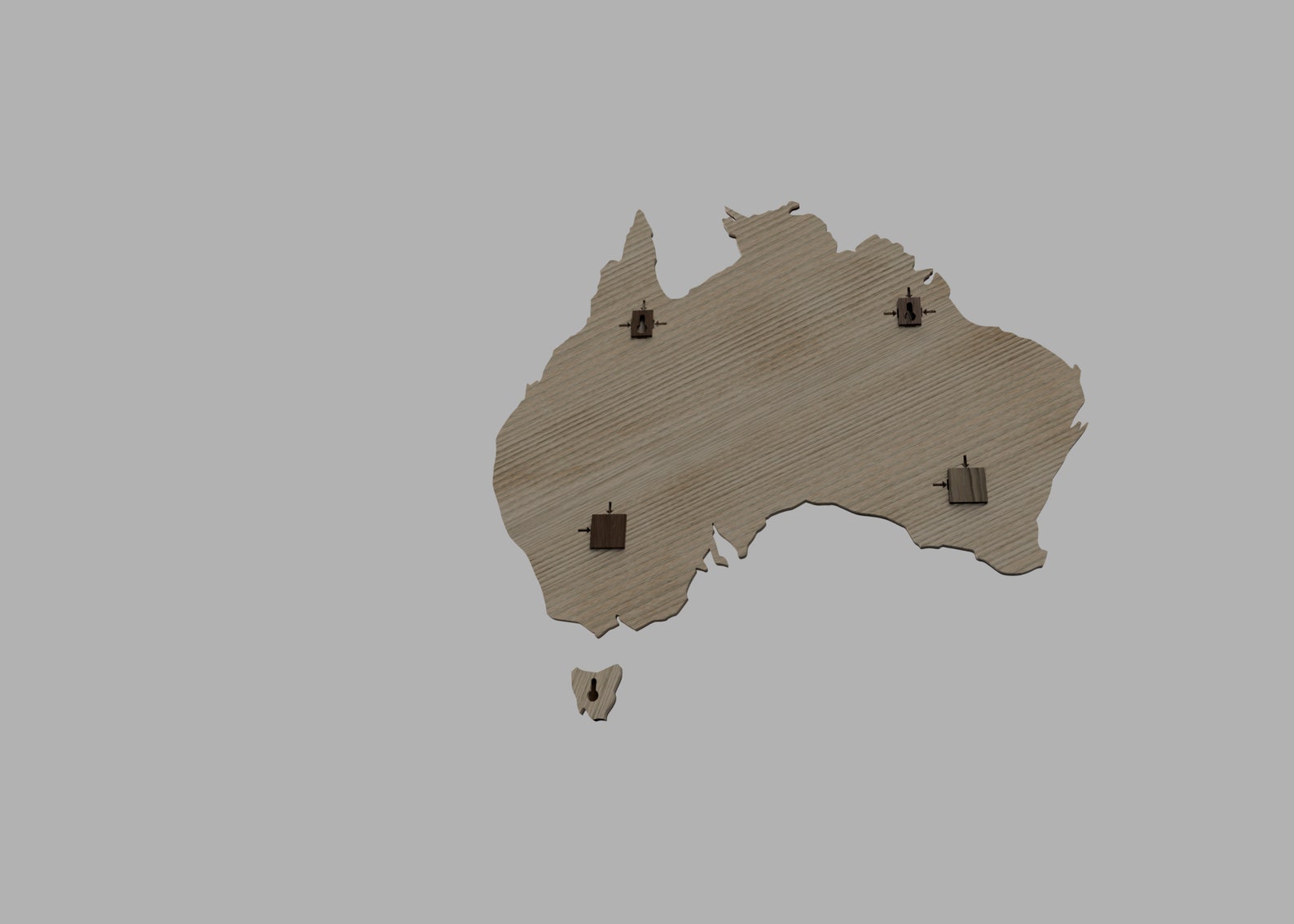 Laser Cut Australia Wood Wall Map Digital Vector Files for Cutting Dxf ...