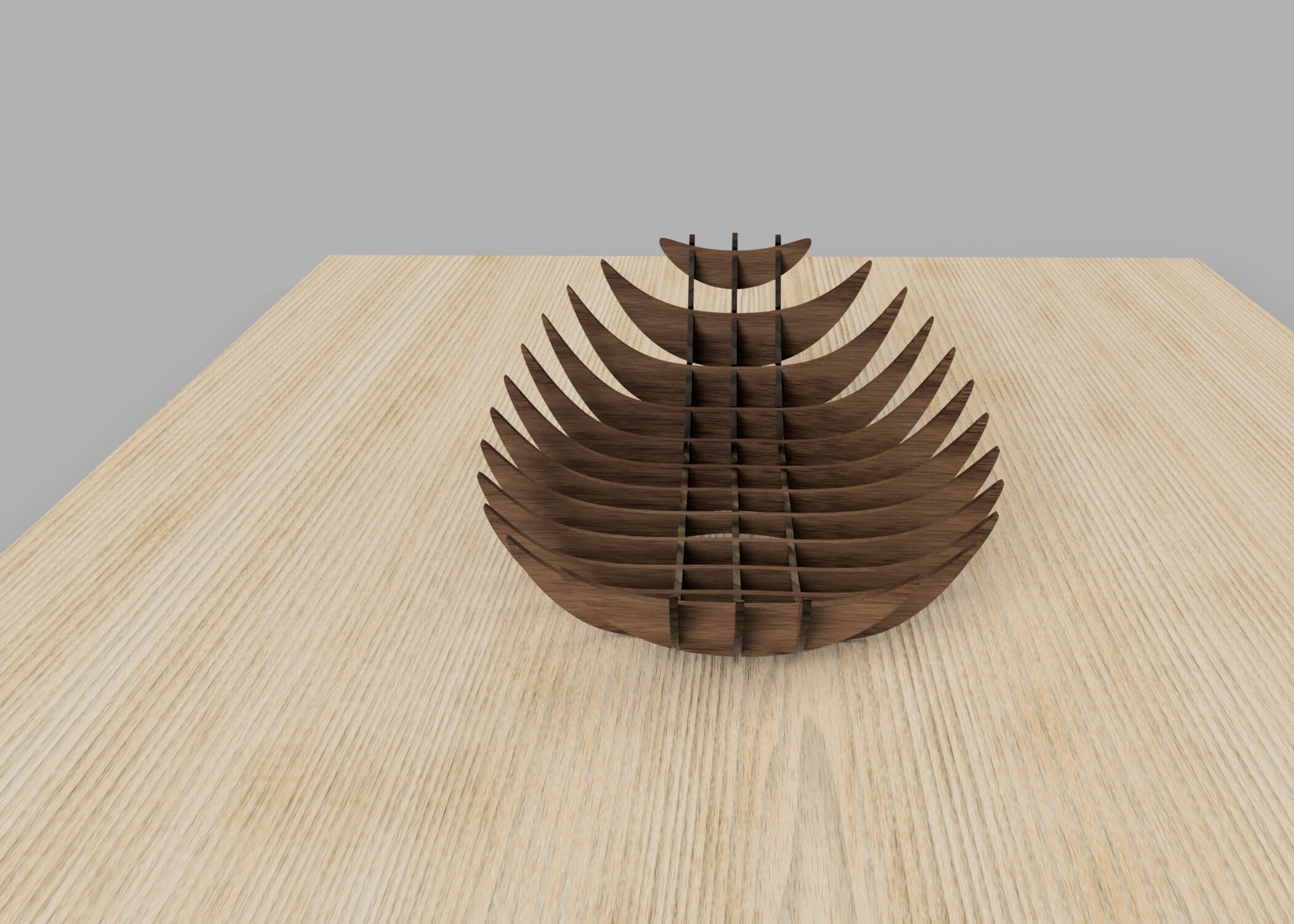 Elegant Segmented Laser Cut Fruit Bowl Vector File for Laser Cutting ...