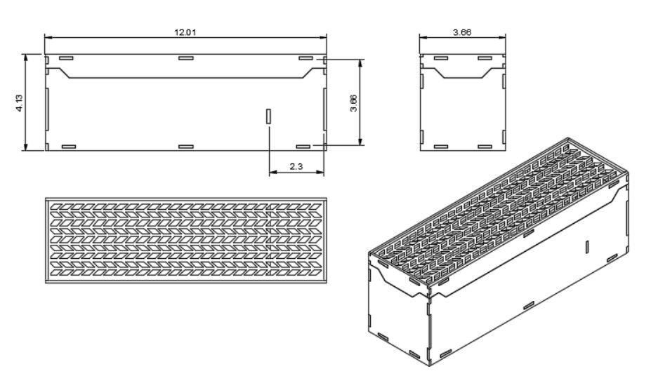 Laser Cut Wine Bottle Box Vector Files Wine Gift Box Dxf, Svg, Pdf, Ai ...