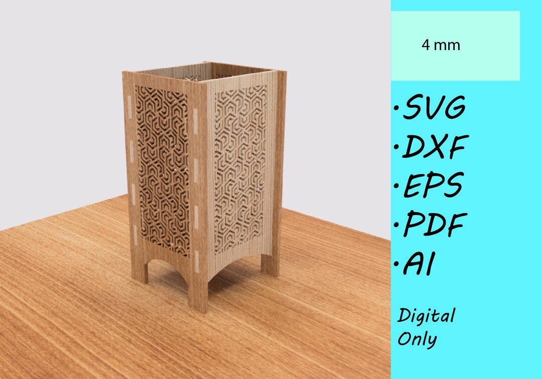 Ikea Strala Lamp Design for Laser Cutting Vector Files in Multiple ...