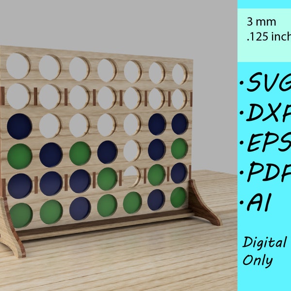 Connect Four Svg - Etsy