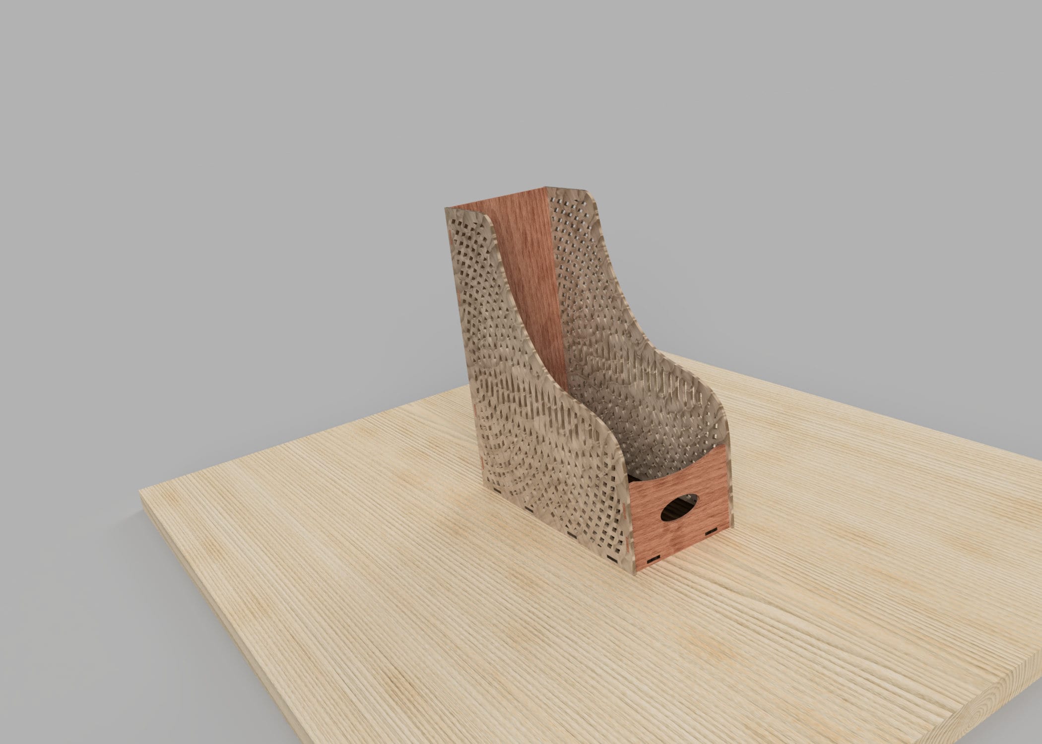 Modern Magazine Holder - Laser Cut Design - Dxf, Svg, Eps, Pdf, Ai ...