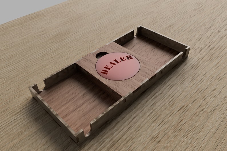 Laser Cut Digital Playing Card Box - Poker Card Box - Vector File for ...