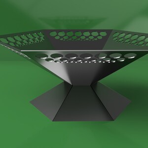 Laser Cut Fire Pit Design - Plasma Cutting Compatible - Digital Files ...