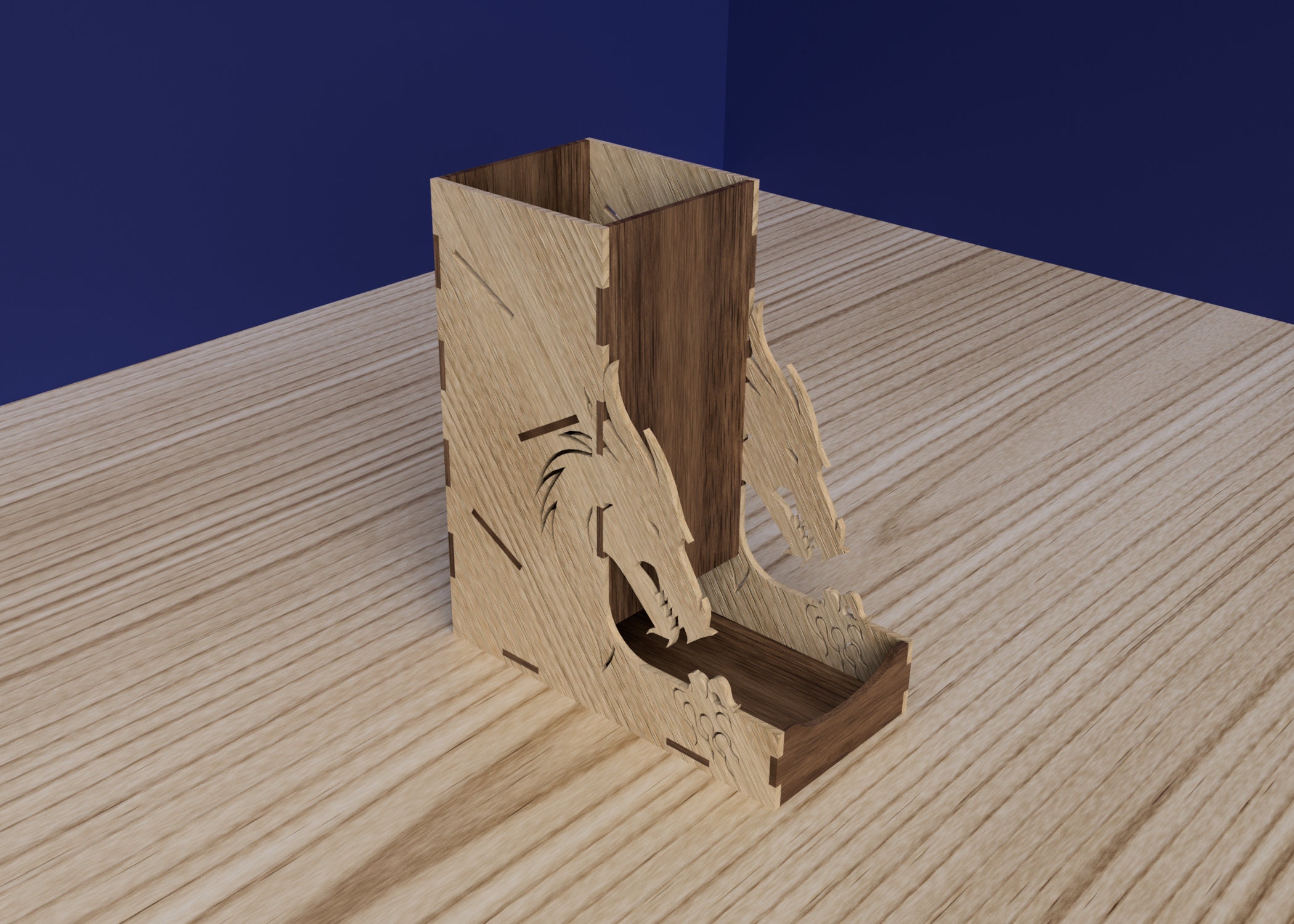 Laser Cut Dragon Dice Roller Dungeons and Dragons Accessory - Etsy