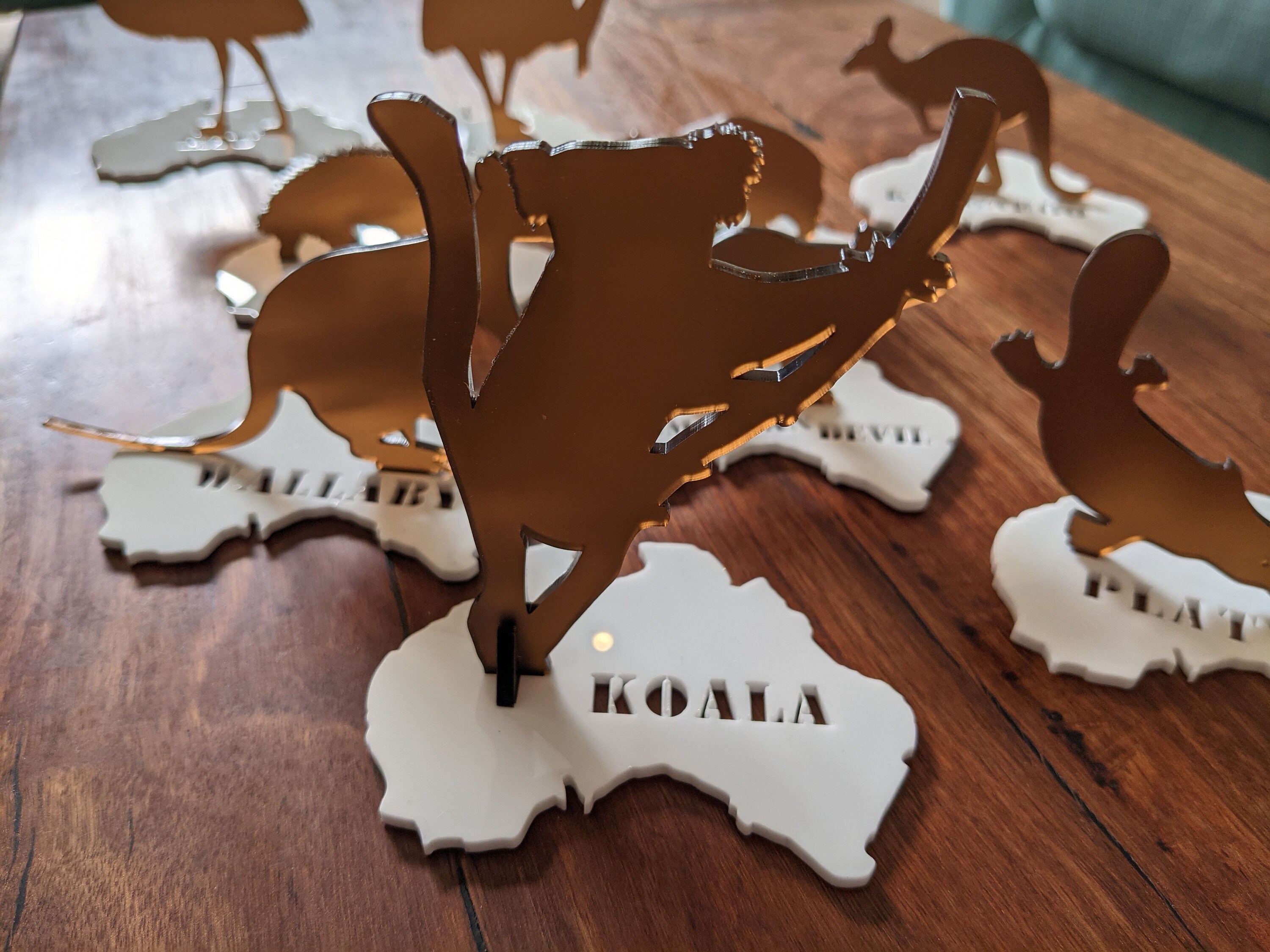 Australia Animal Figures Laser Cut Files - Kangaroo, Emu, Platypus ...