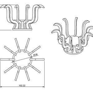Stylish Tea Light Holder - Vector File for Laser Cutting - Available in ...