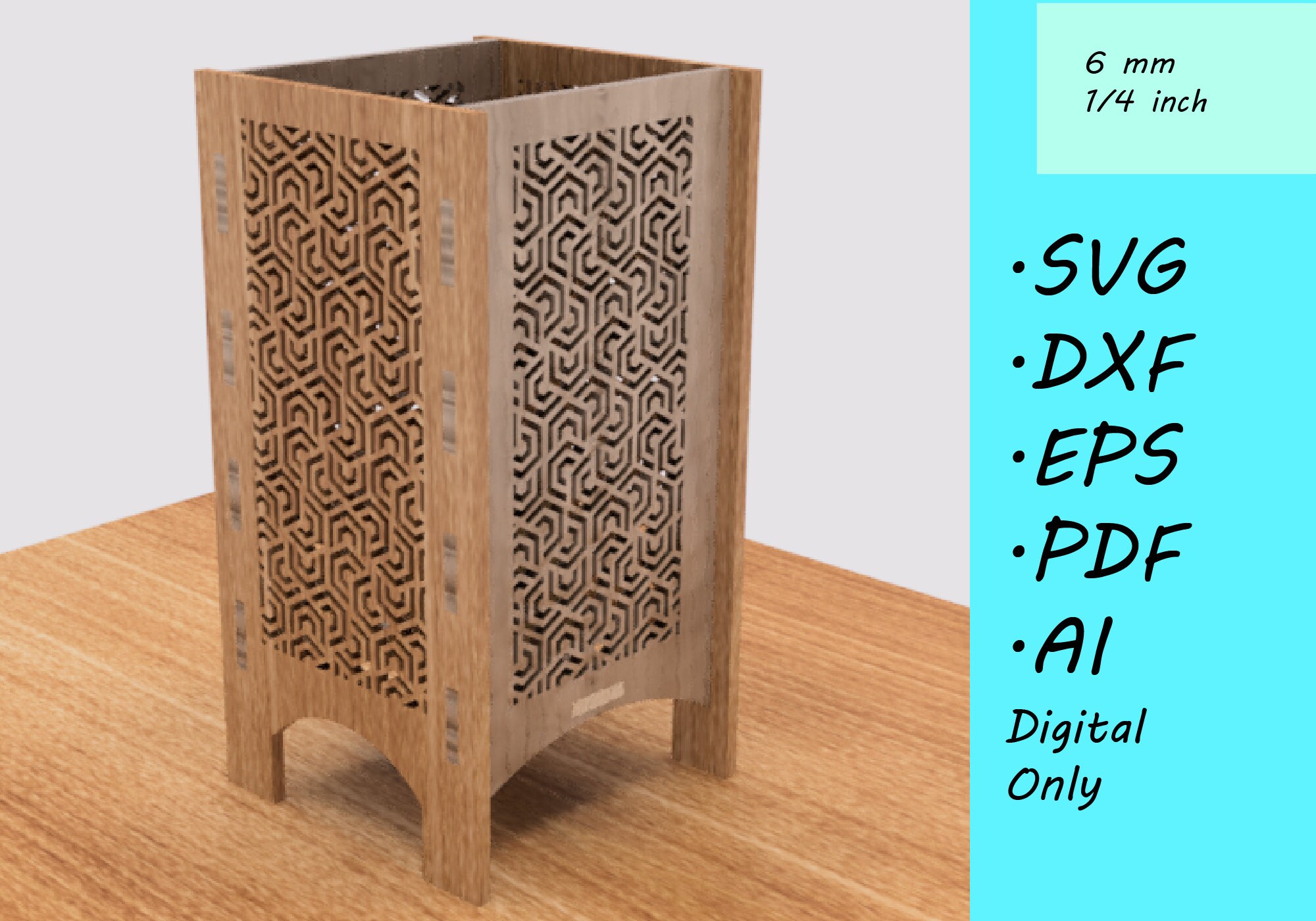 Ikea Strala Lamp Design for Laser Cutting Vector Files in - Etsy