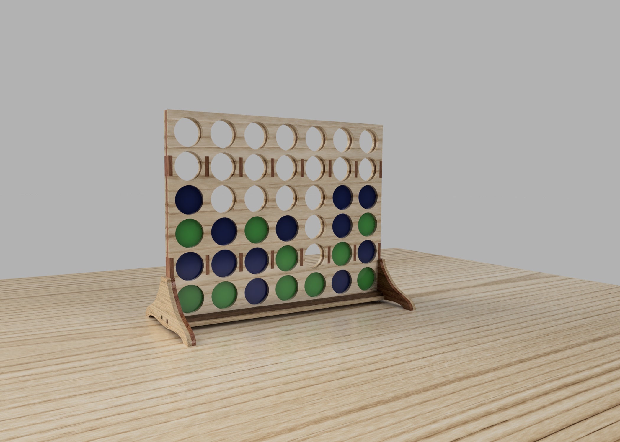 Laser Cut Connect the Dots Game - 4 in a Row - Digital Vector Files in ...