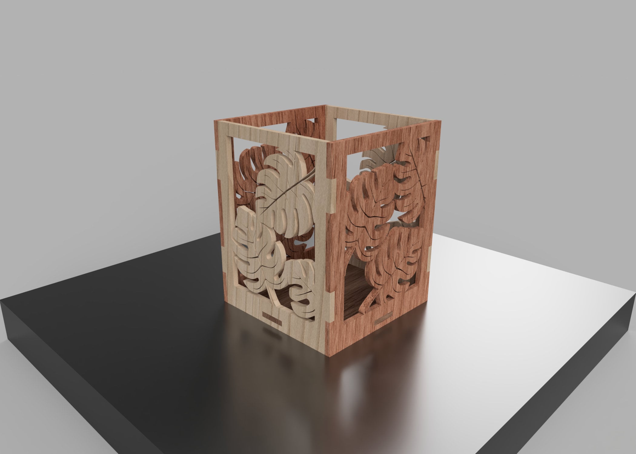 Pencil Holder Set Laser Cut Desk Organizer Unique Designs DXF, SVG ...