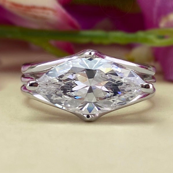 Horizontal Ring - Etsy