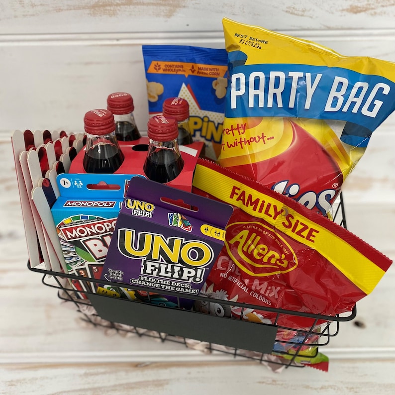 Family Game Night Gift Baskets Family Gift Baskets Family Fun Night - Etsy