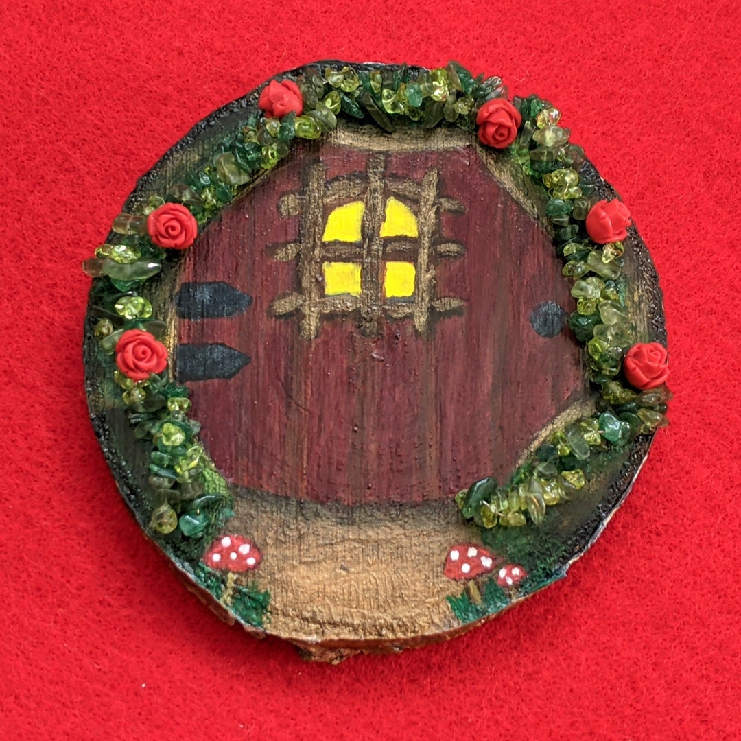 Welcome to Hobbiton Beaded Wall Decor - Wood Painting, Gemstone Beads ...