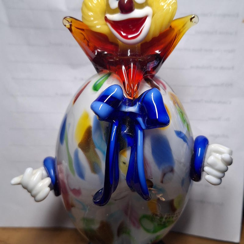 Art Glass Clowns Italian - Etsy