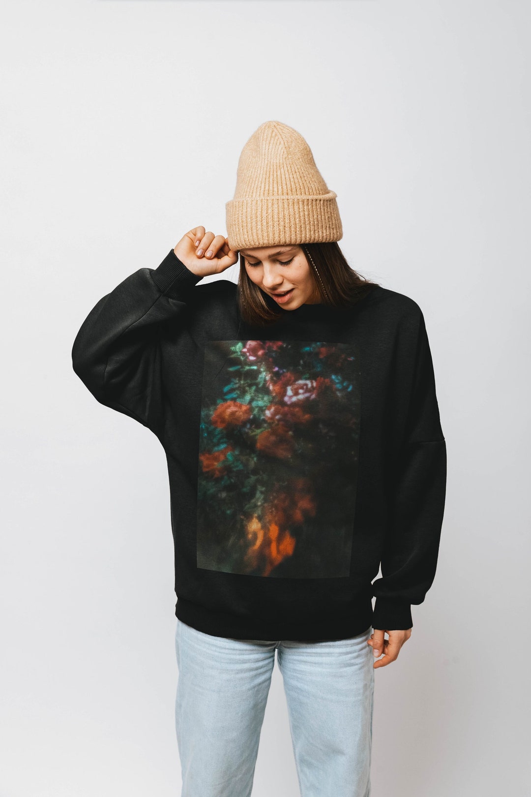 Embracing the Absence Pinhole Photography Flower Sweatshirt, Gildan ...
