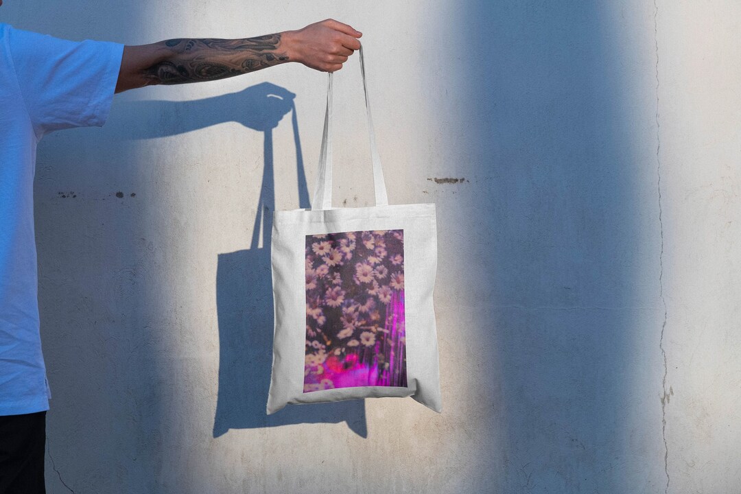ECLIPSE: A Pinhole Photography Tote Bag, Flower Tote Bag, Aesthetic ...