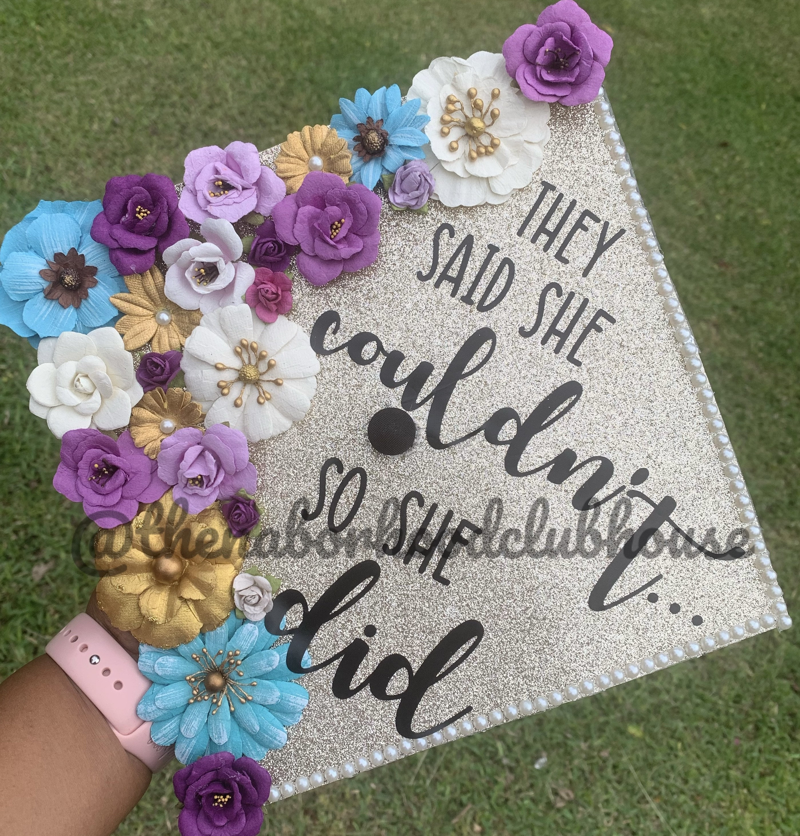 Graduation Cap Topper, Customizable Topper, Grad Topper for Graduate ...