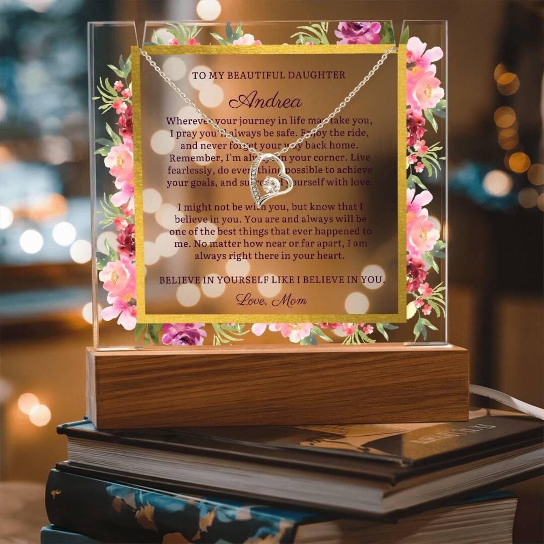 Personalized to Our Daughter Keepsake Gift From Dad or Mom, Custom ...