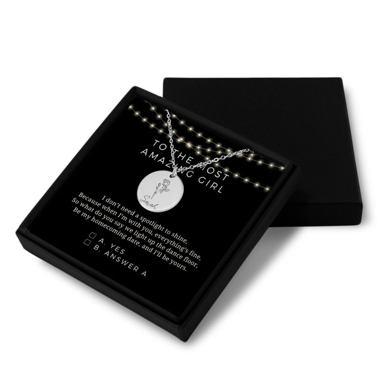 Be My Homecoming Date and I'll Be Yours Homecoming Poem Message Card ...