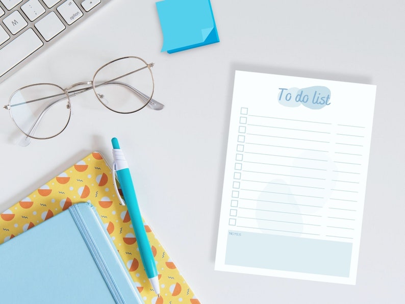 To Do List Printable Grocery List Study Planner Minimal - Etsy