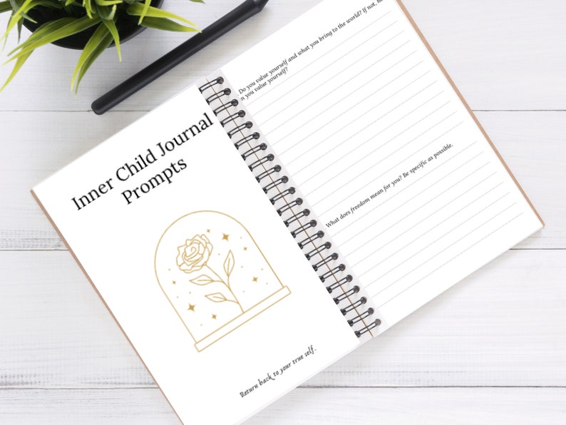 Inner Child Journal Questions, Printable Workbook, Inner Child ...