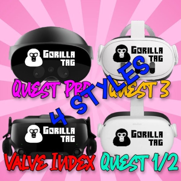 Quest 2 Gorilla Tag Stickers - Etsy