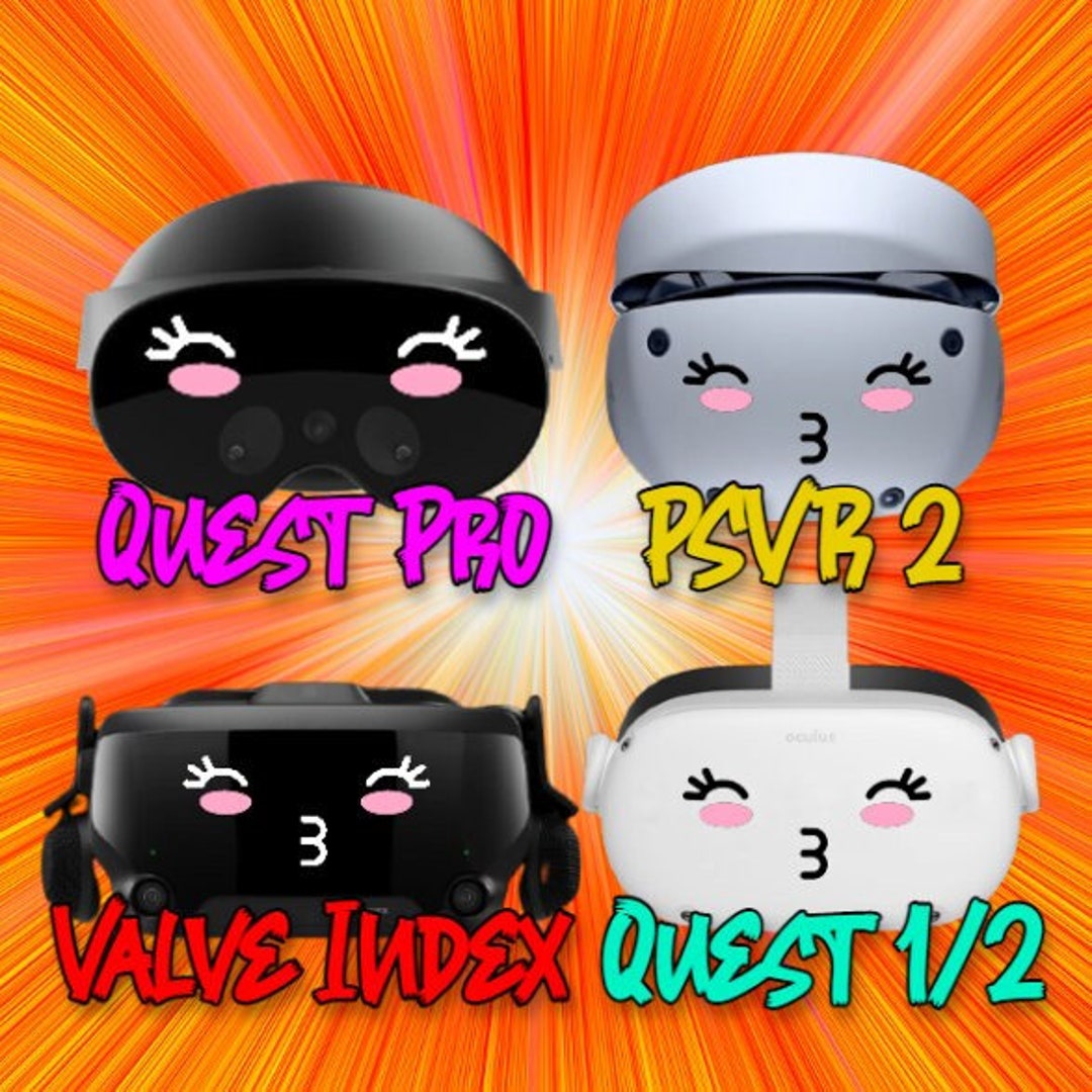 Uwu Kiss Face Meta Quest 2 Meta Quest Pro Meta Quest 3 PSVR2 Valve ...