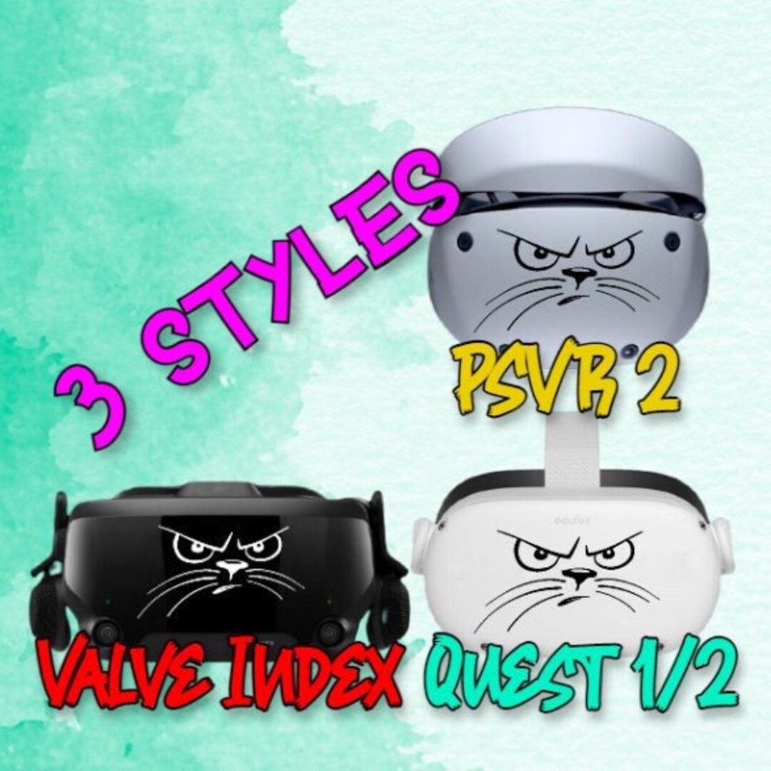 Mean Cat Meta Quest 2 Meta Quest Pro PSVR2 Meta Quest 3 Valve Index ...