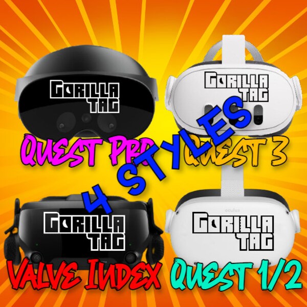 Quest 2 Gorilla Tag Stickers - Etsy