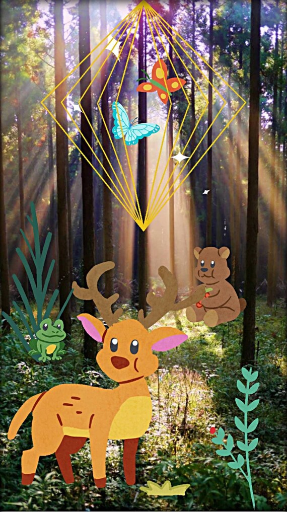 Animated Enchanted Wood Wallpaper - Etsy