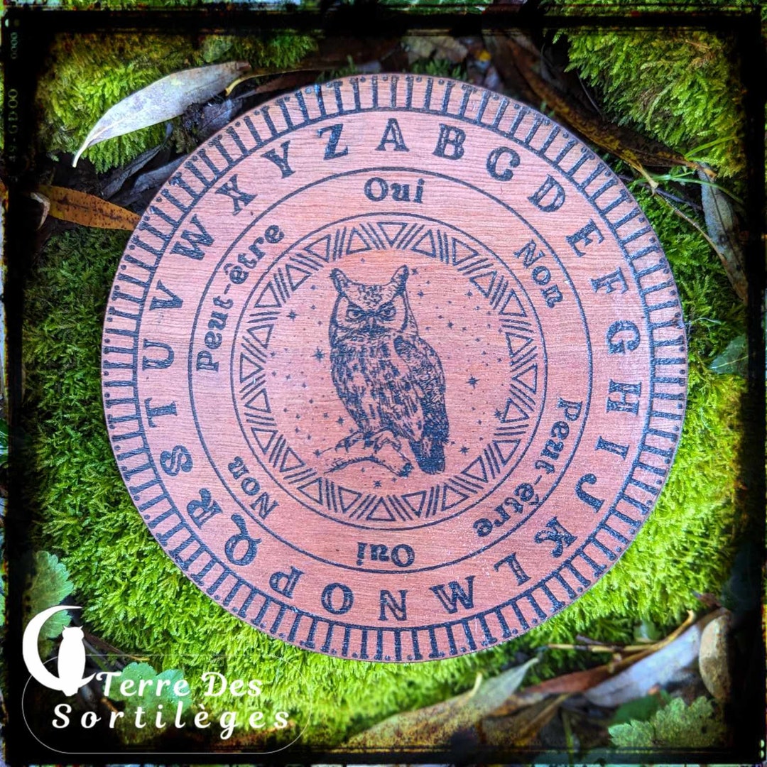 Tray for Wooden Pendulum owl 15 Cm Radiesthesia Oui Ja Divination ...