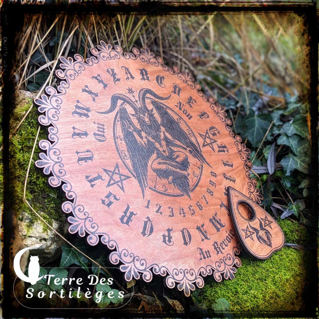 Oui Ja Tray baphomet With Drop Divination Spirit Board Deceased ...
