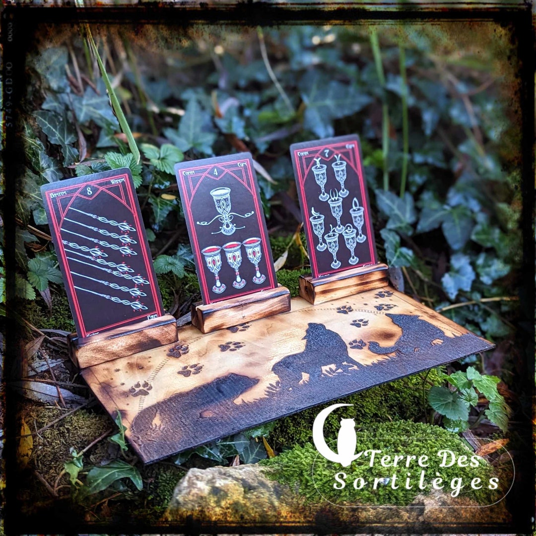 Support 3 wolves Cards for Oracle and Tarots - Etsy