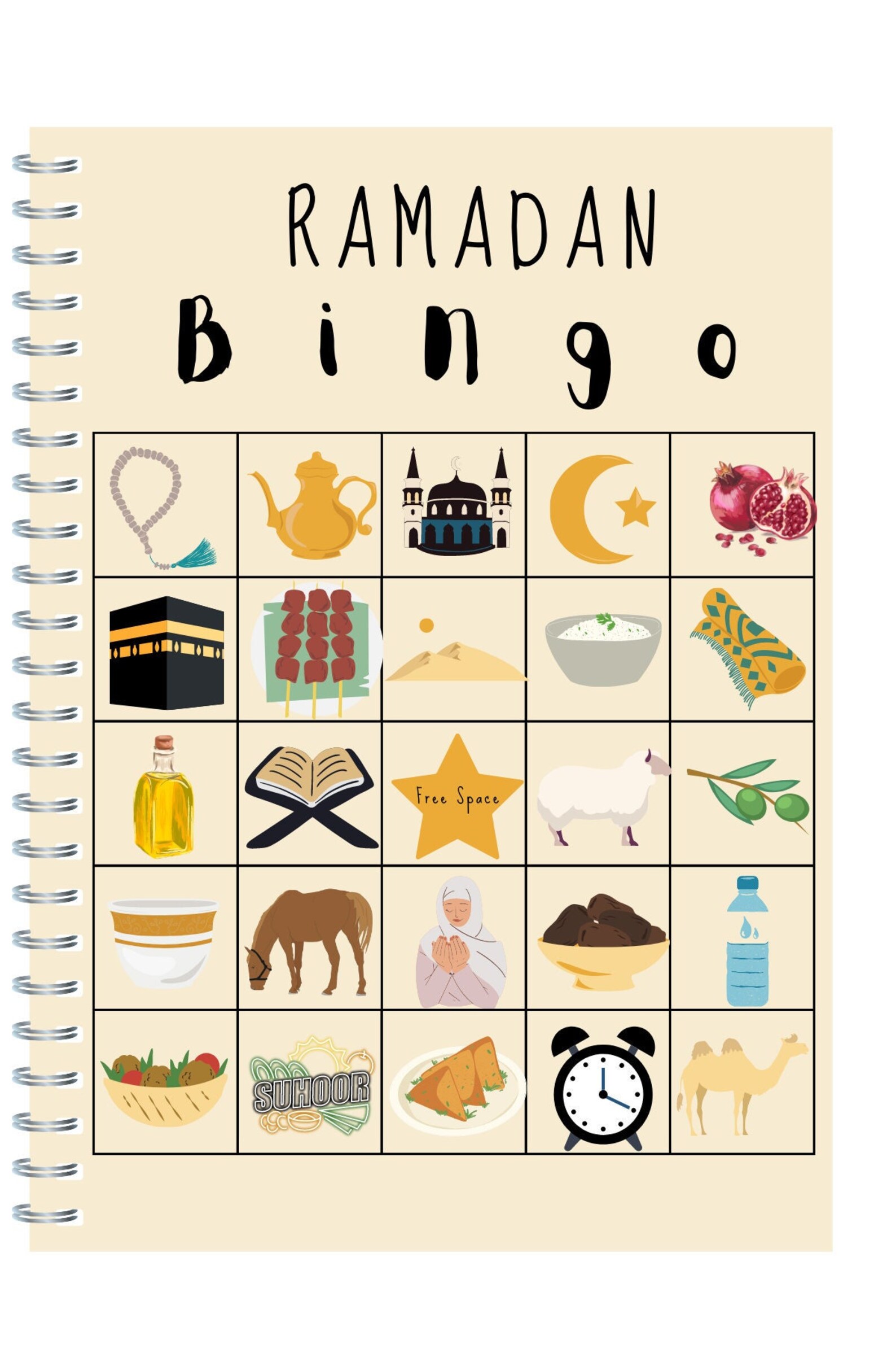 Ramadan Bingo, Ramadan Game, Ramadan Mubarak Game, Ramadan Activity ...