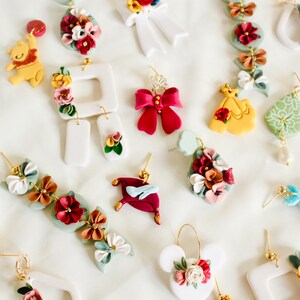 Encanto Moon Phase Earrings, Floral Moon Earrings | Spring Floral ...