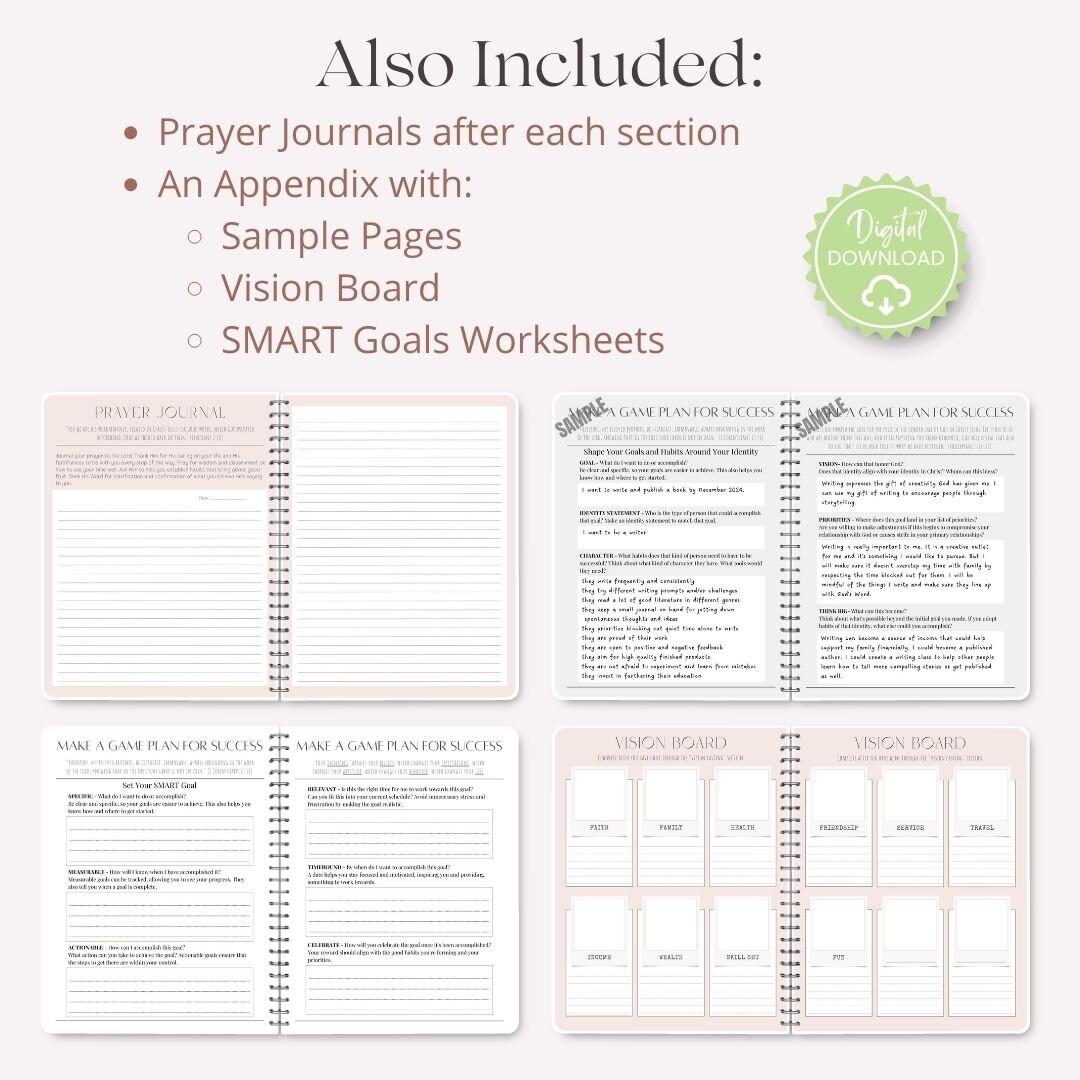 Ultimate Printable Planner BUNDLE | Printable One-year Planner ...