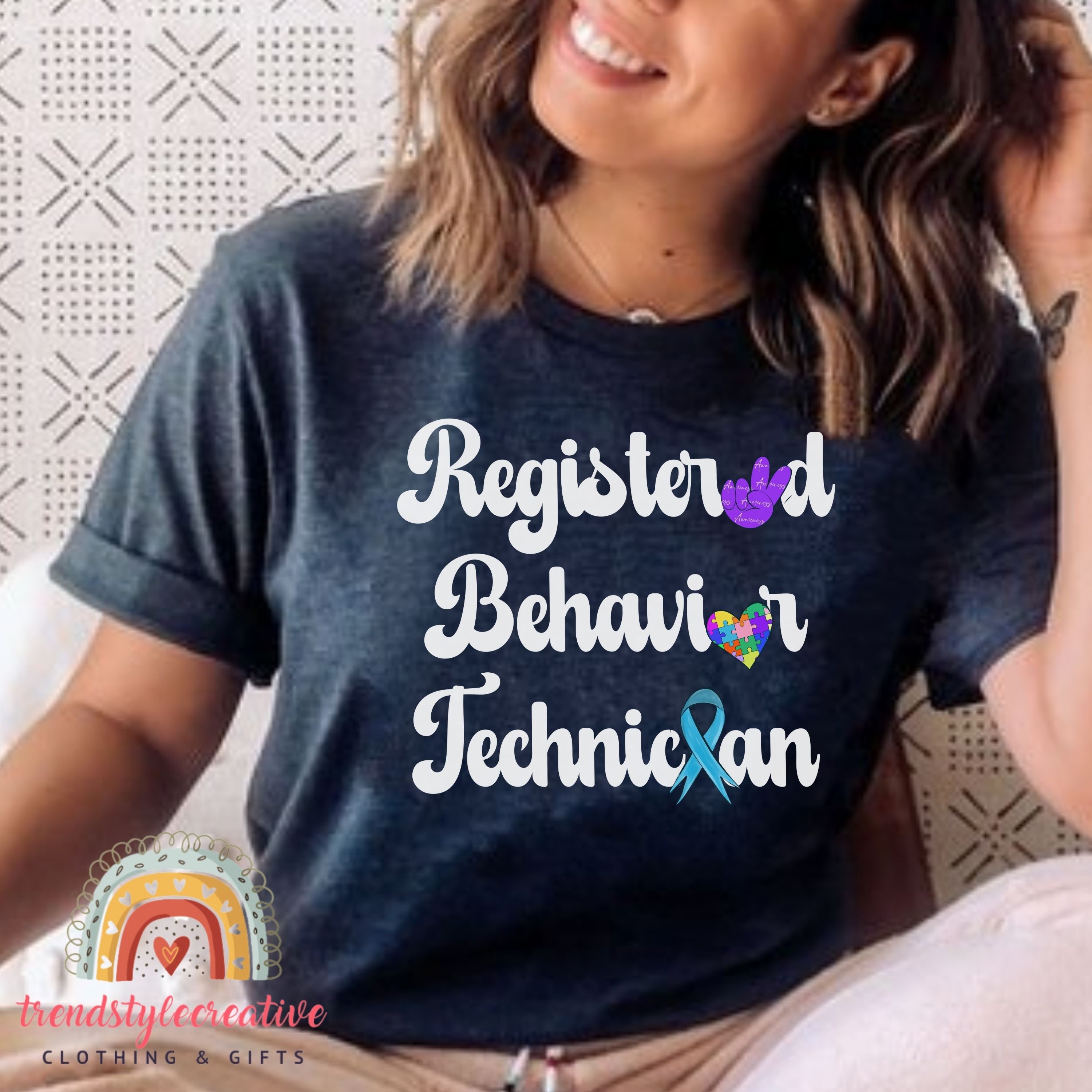 Rbt Shirt Registered Behavior Technician Tshirt Behavior Specialist ...