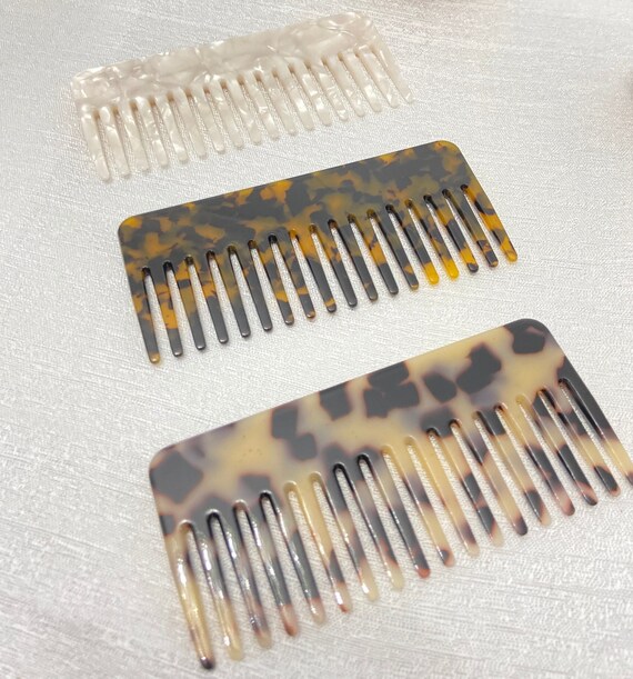 Acetate Hair Comb Hair Styling Hair Comb Hair Care | Etsy