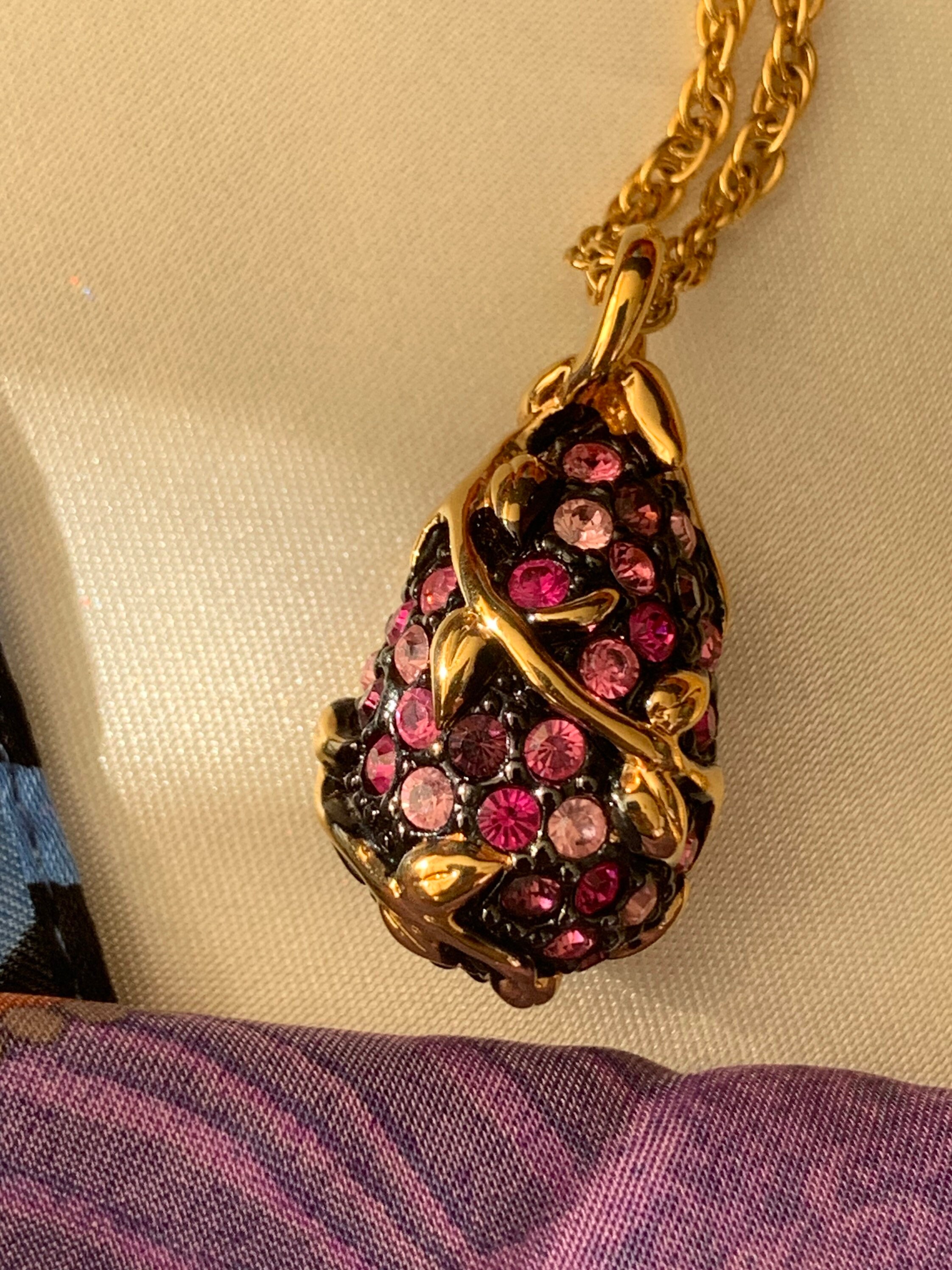 Joan Rivers Vintage Faberge Collection Blackberry Egg - Etsy