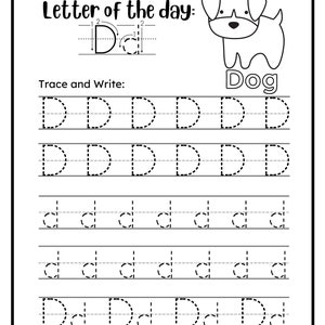 Alphabet Tracing Worksheets | Preschool Printable Worksheet | ABC ...