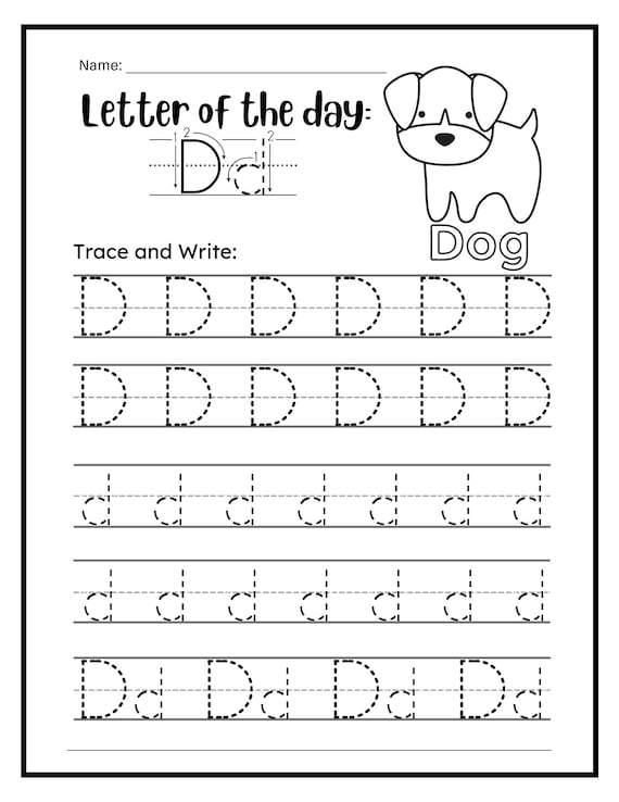 Abc Trace Worksheets Tracing Letters Worksheets | All Kids Network