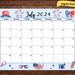 Editable July 2024 Calendar Printable Calendar Wall Decor Organizer ...