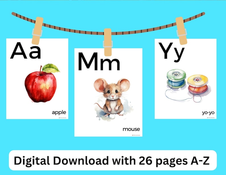 Alphabet Posters | Montessori | Classroom | Educational | Learning ...